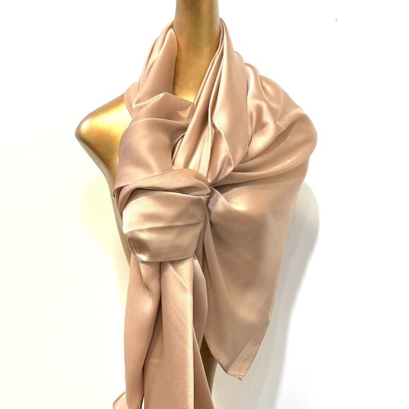 accentrix | Accessories | New Arrival Lux Scarf Wrap Nude | Poshmark